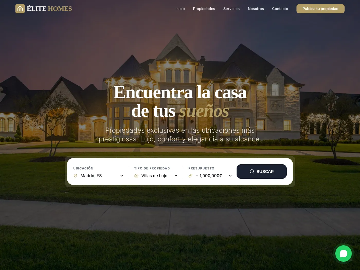 Élite Homes Web Portal