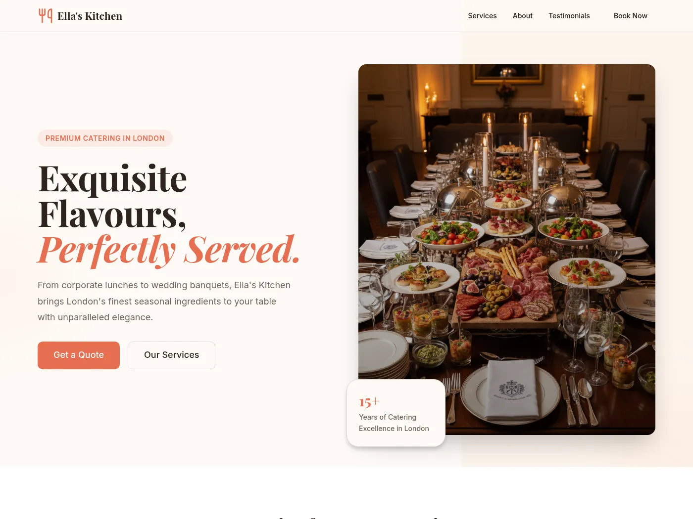 Ella's Kitchen Lead Page