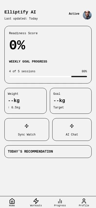 Elliptify AI Fitness Coach