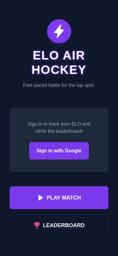 ELO Air Hockey