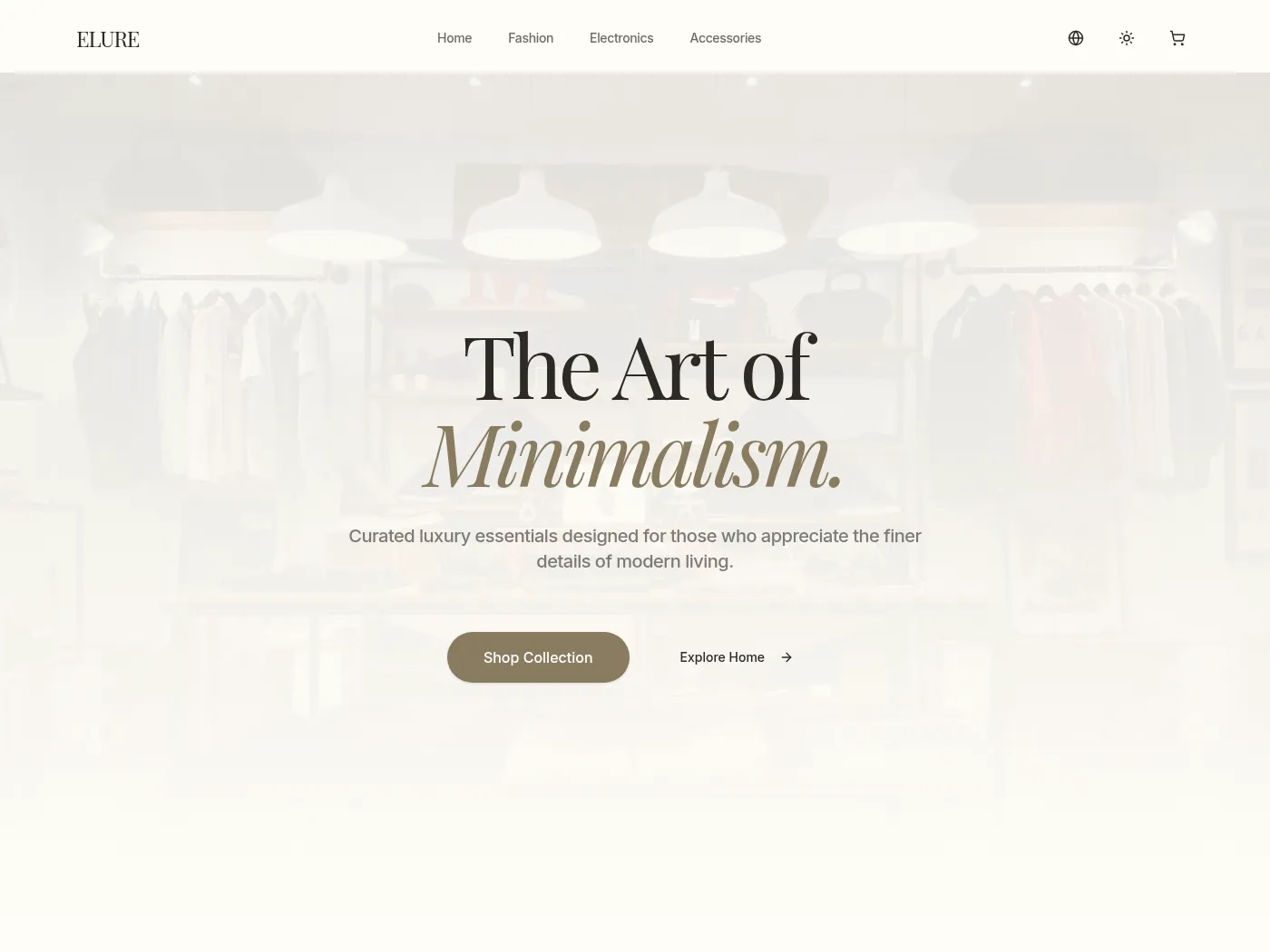Elure Luxe Storefront