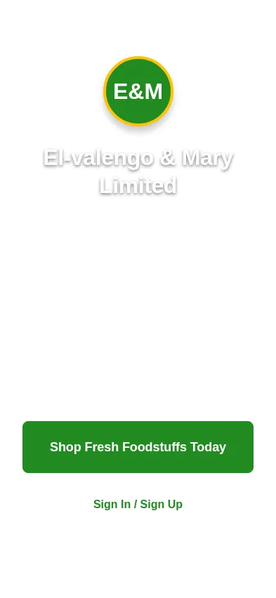 El-valengo Foodstuffs App