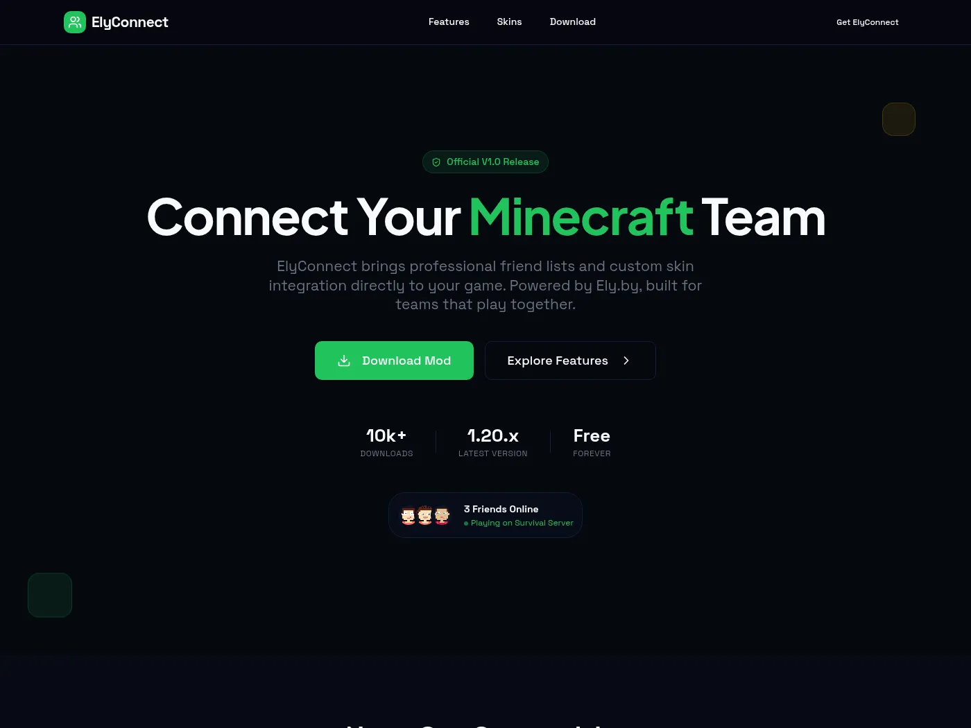 ElyConnect Minecraft Mod