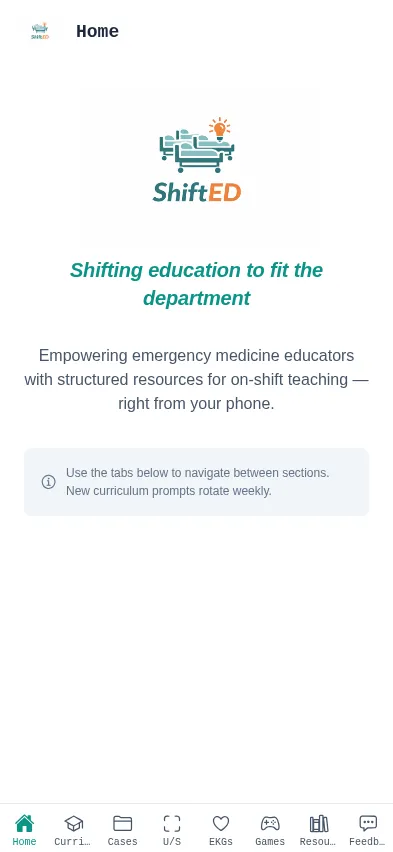 EM Shift Teaching App