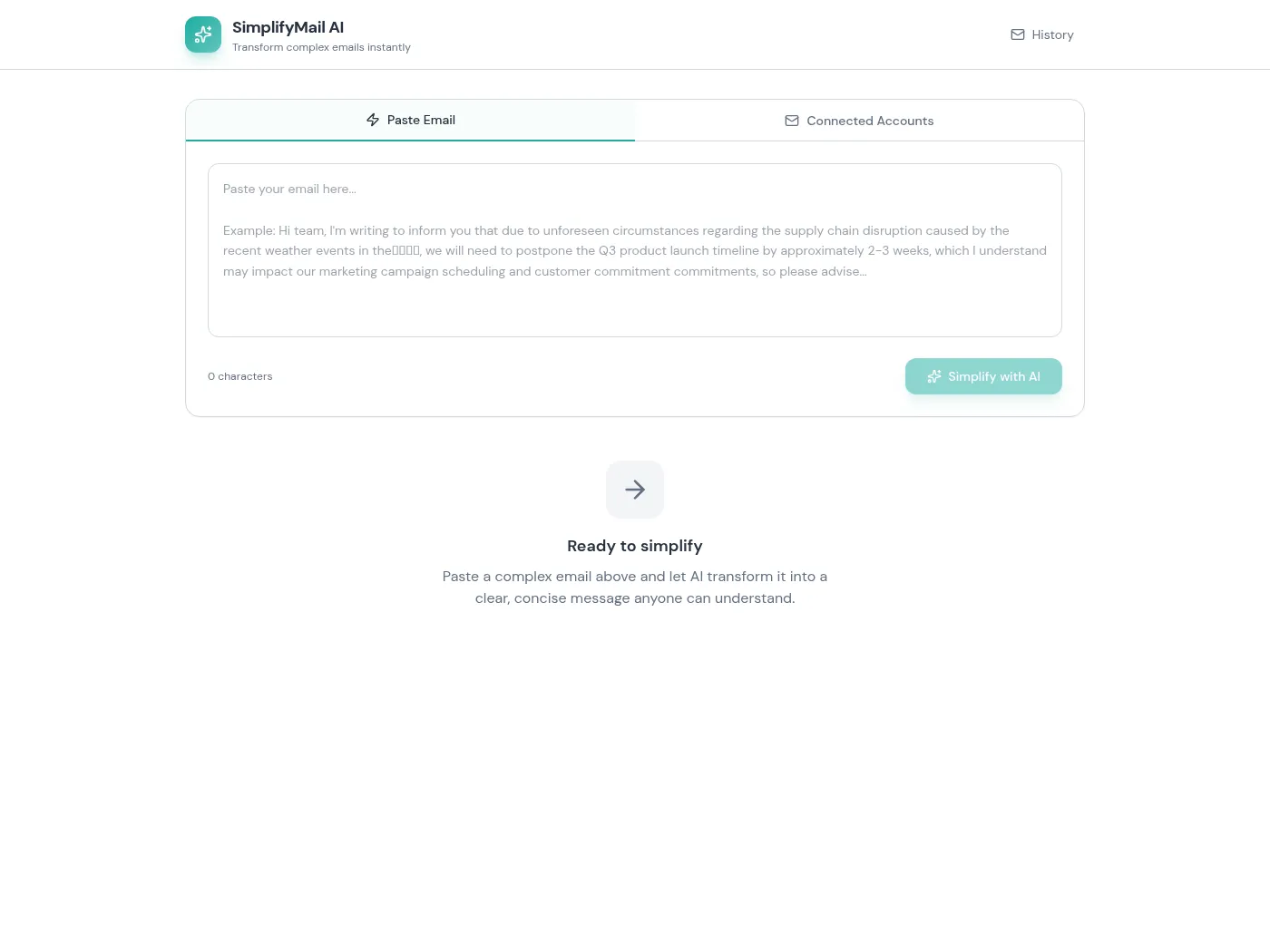 SimplifyMail AI