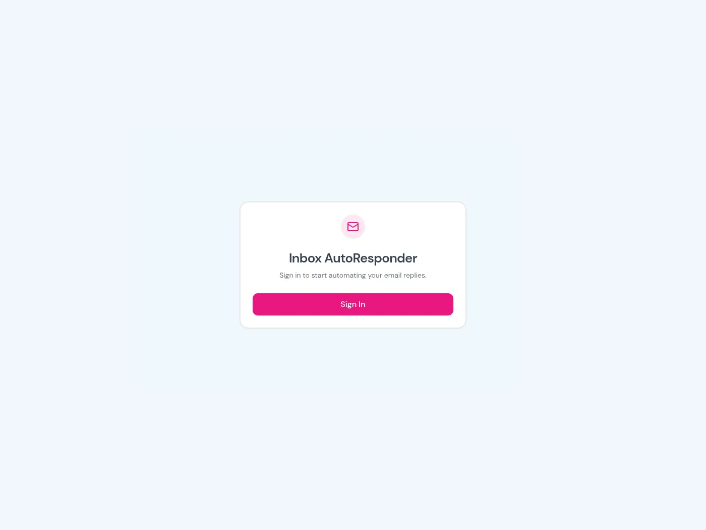 Inbox AutoResponder