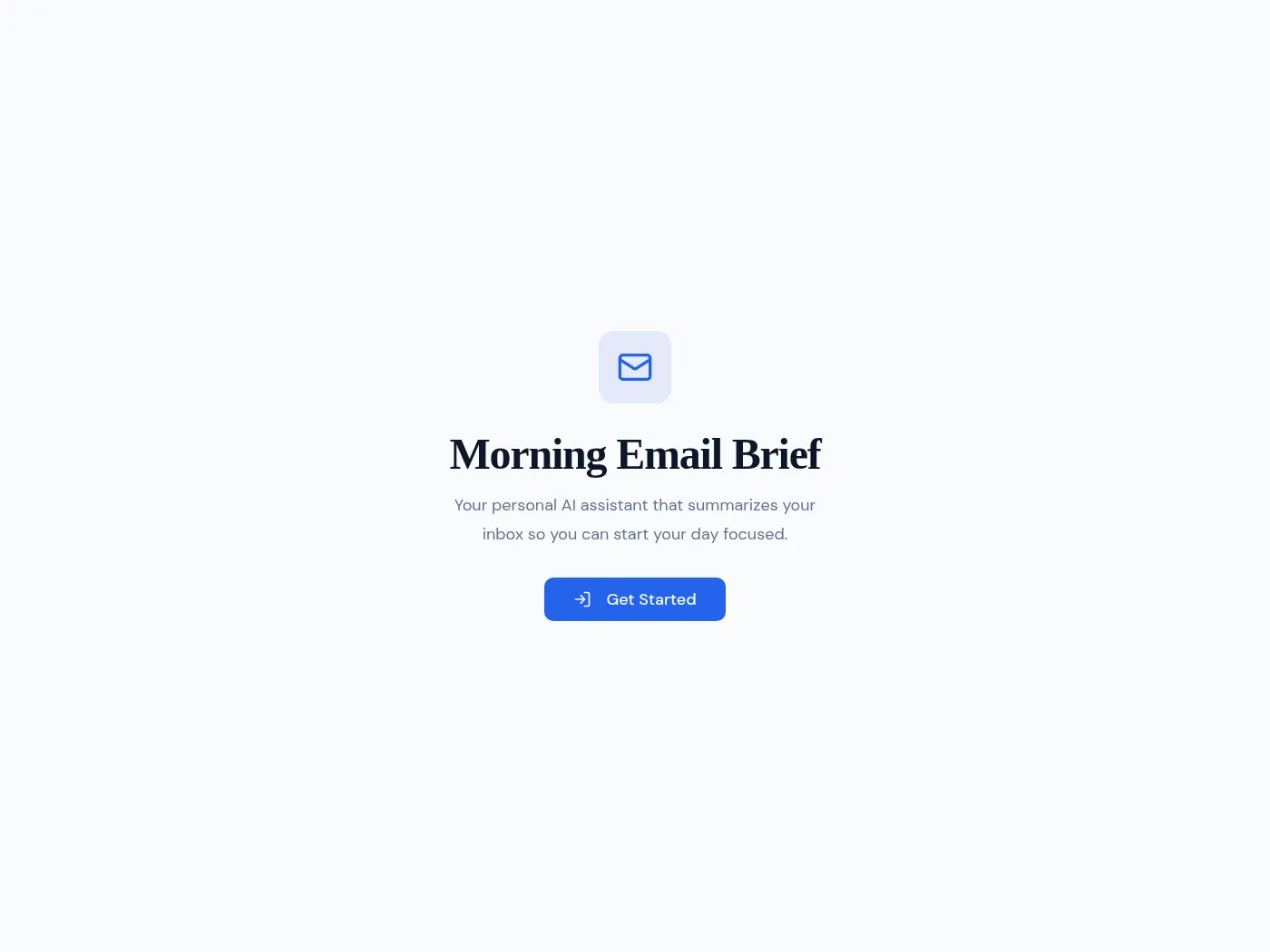 Morning Email Brief Agent