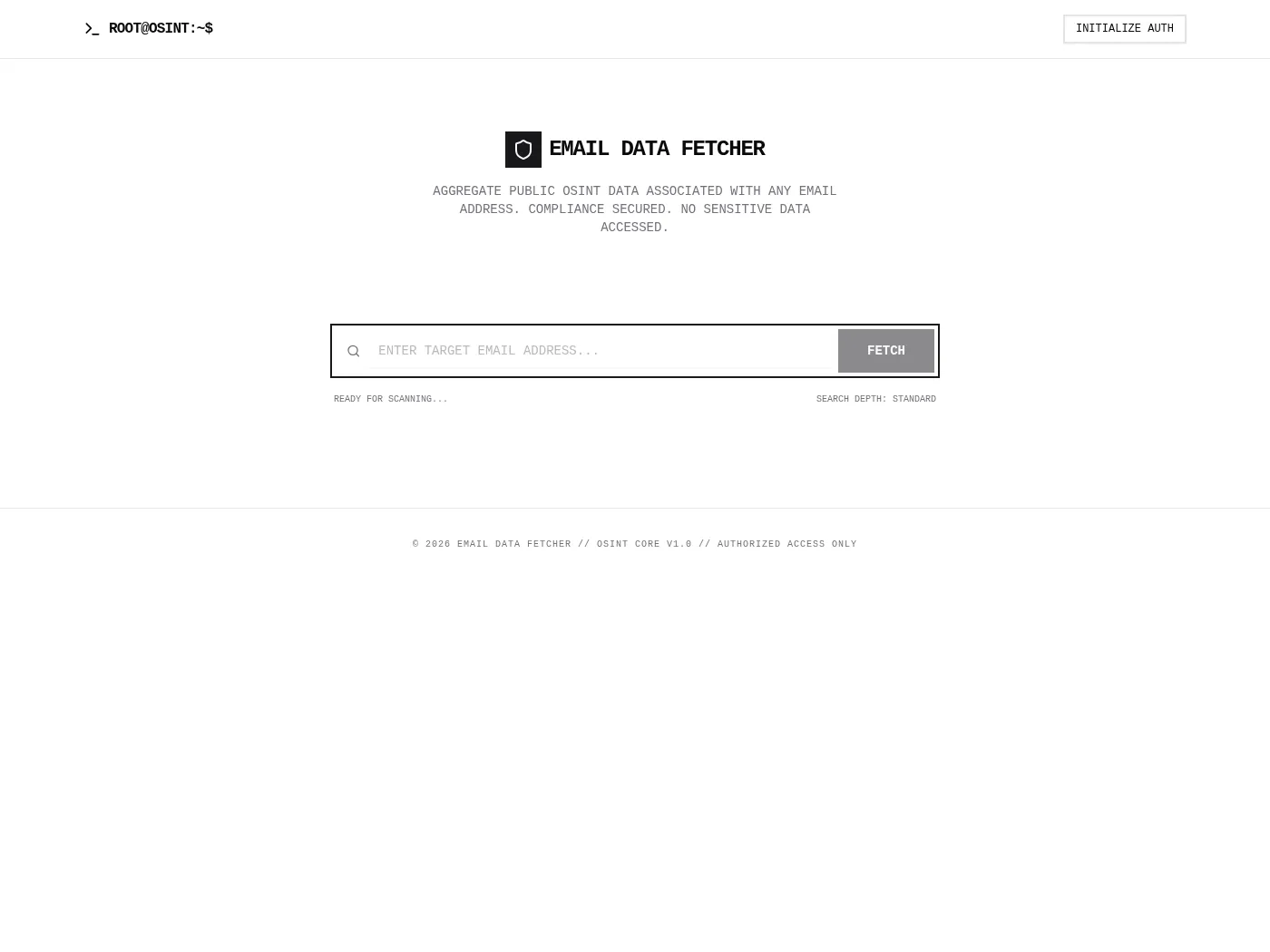 Email Data Fetcher