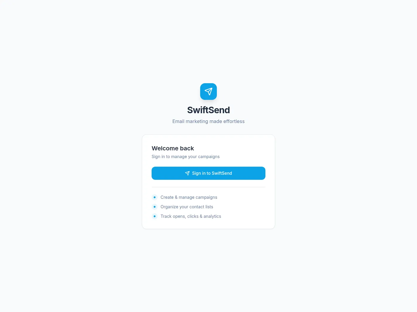 SwiftSend