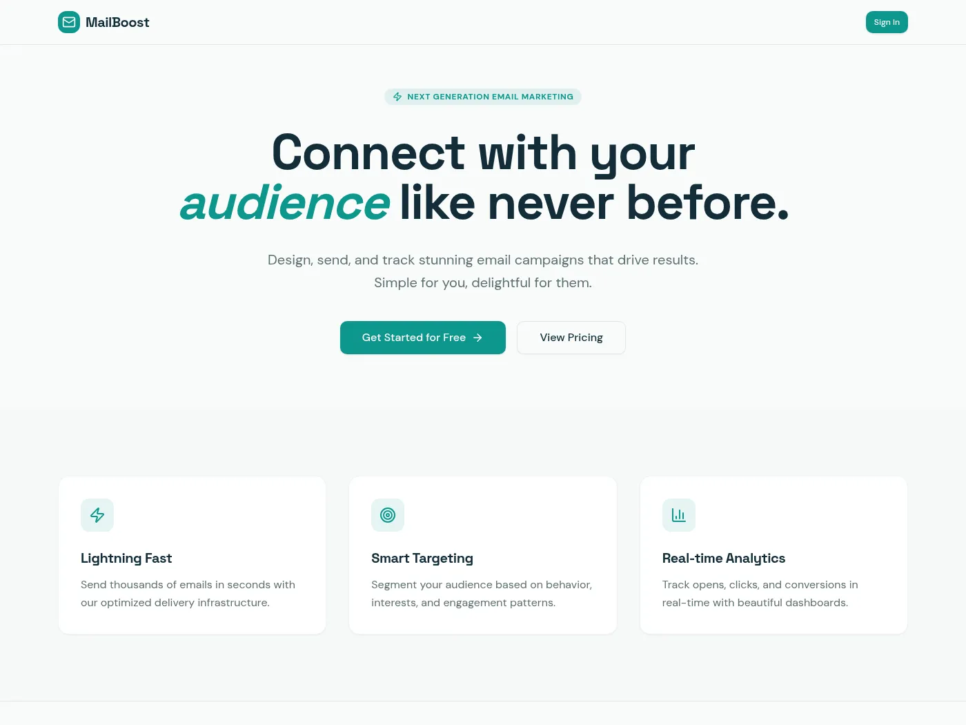MailBoost App