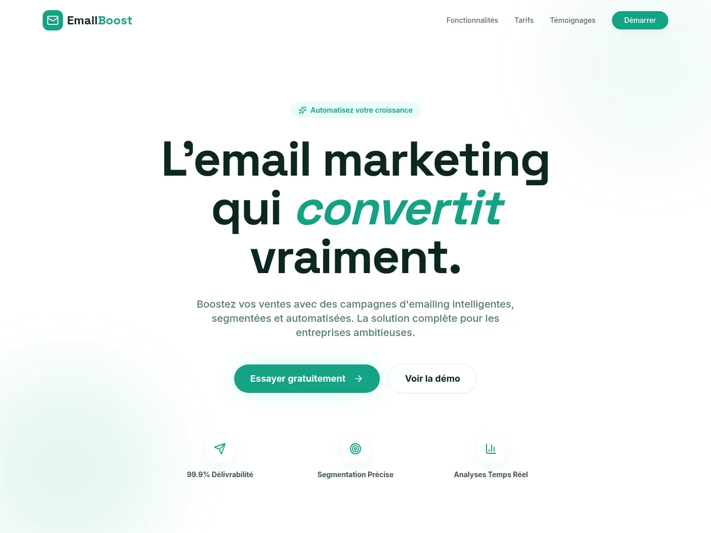EmailBoost Marketing Site