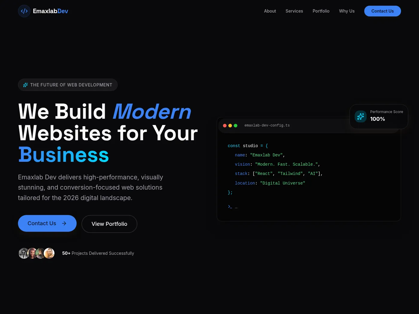 Emaxlab Dev Web Studio