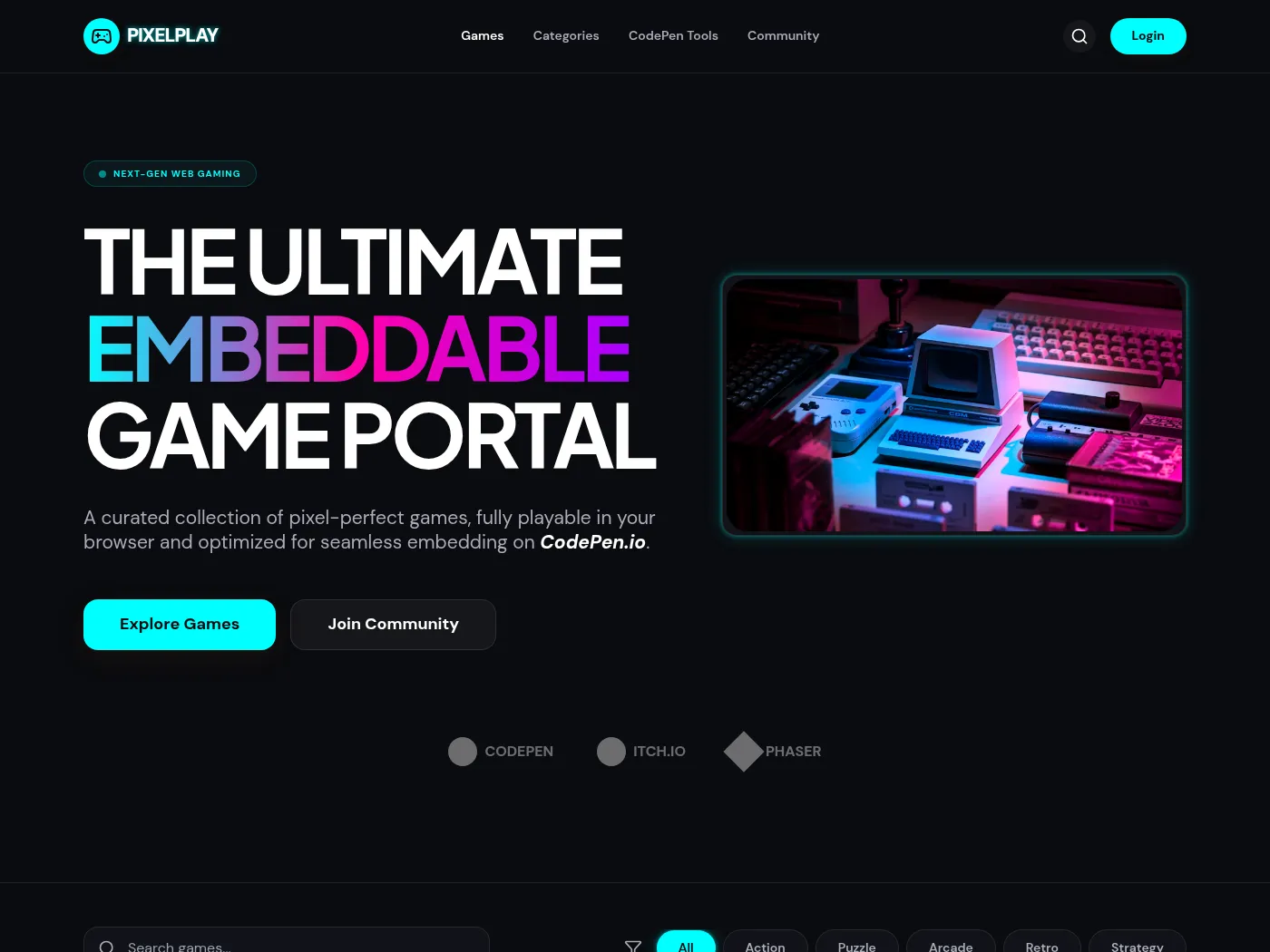 Embed Game Portal
