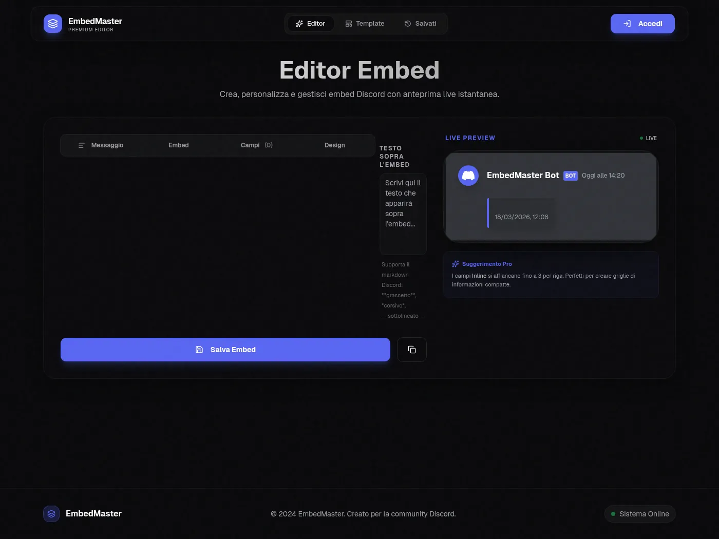 EmbedMaster