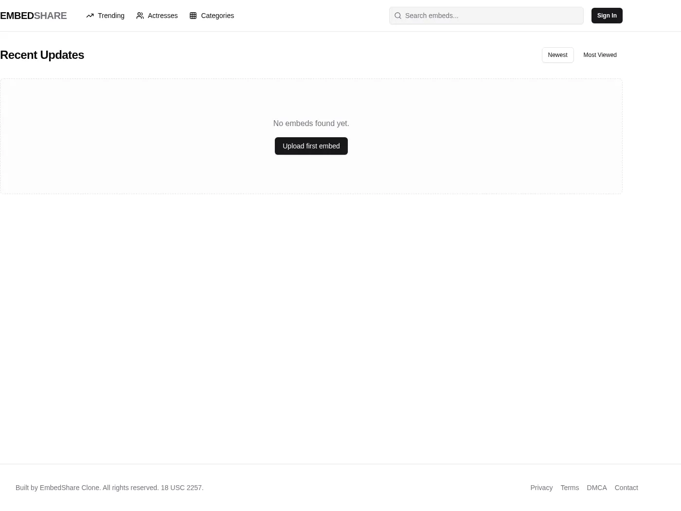EmbedShare Clone