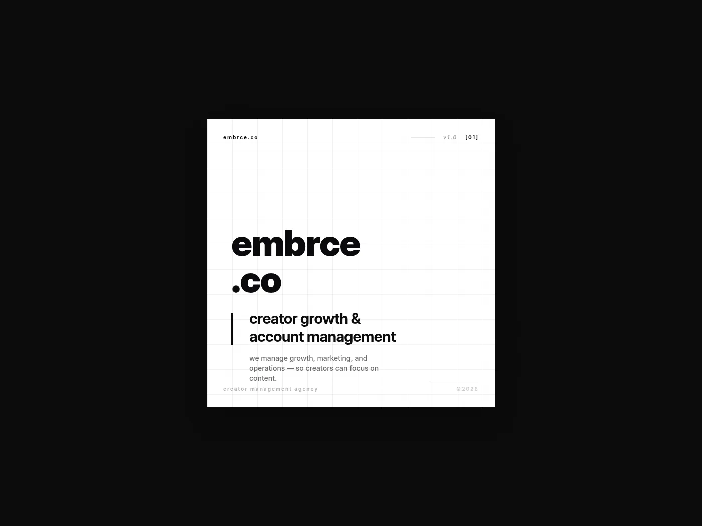 Embrce.co Carousel Showcase