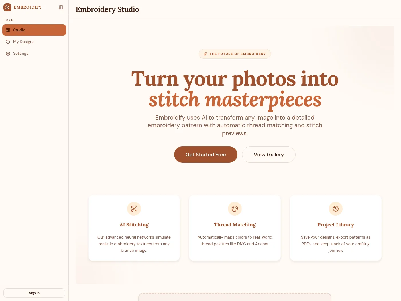 Embroidify