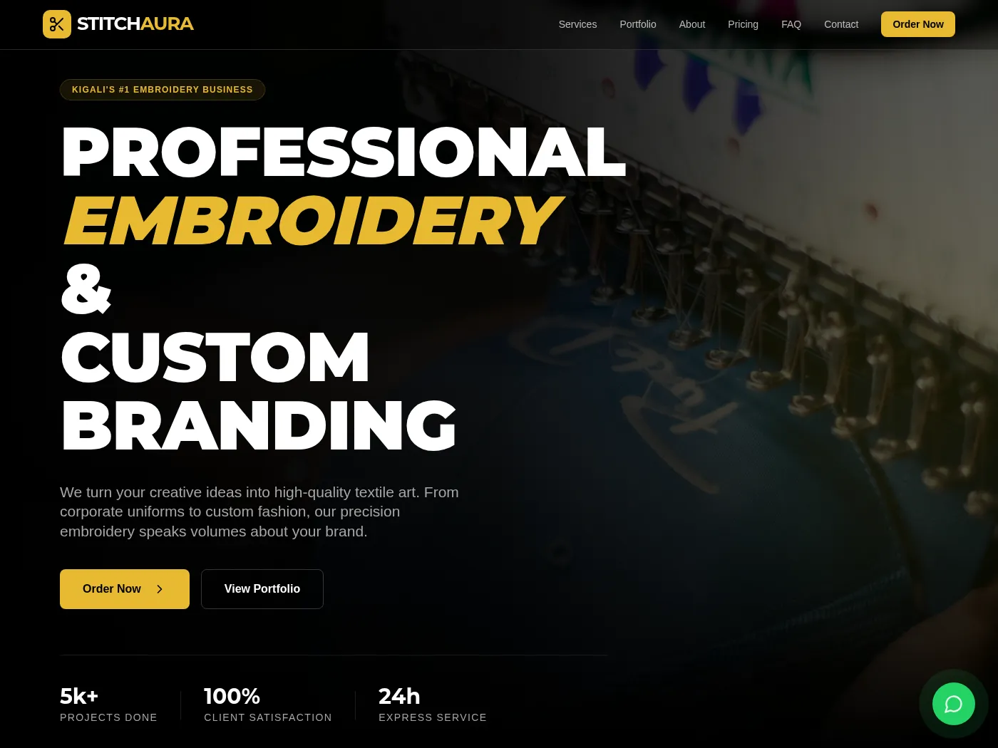 StitchAura Website