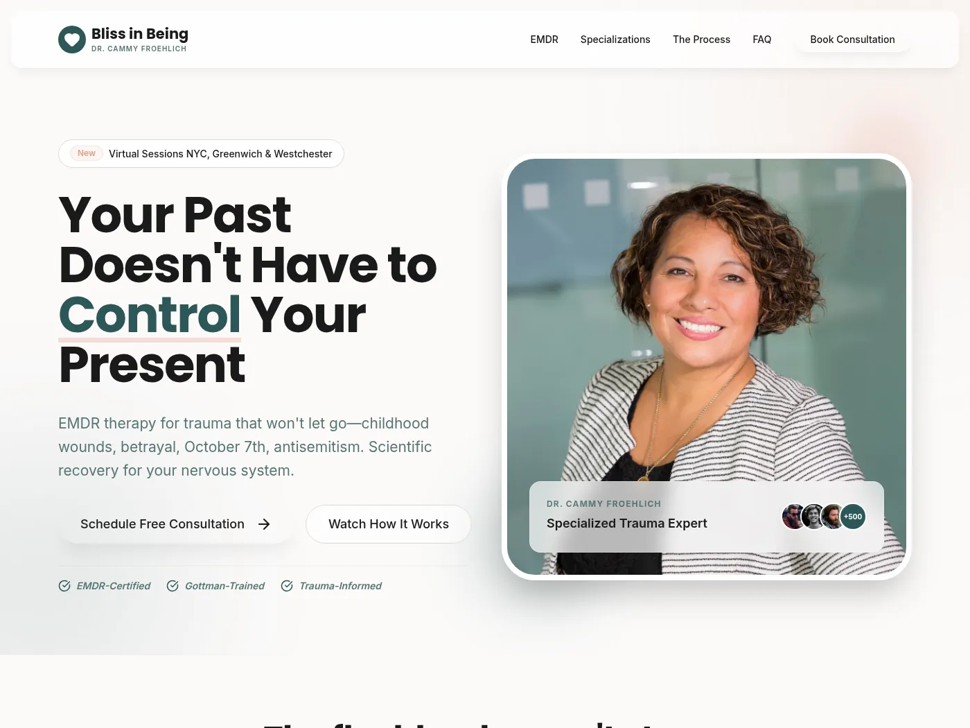 EMDR Trauma Therapy Website