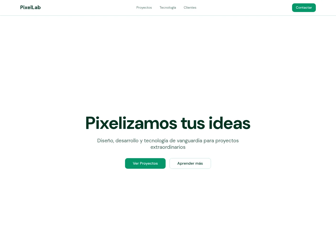 Emerald Pixel Studio Landing