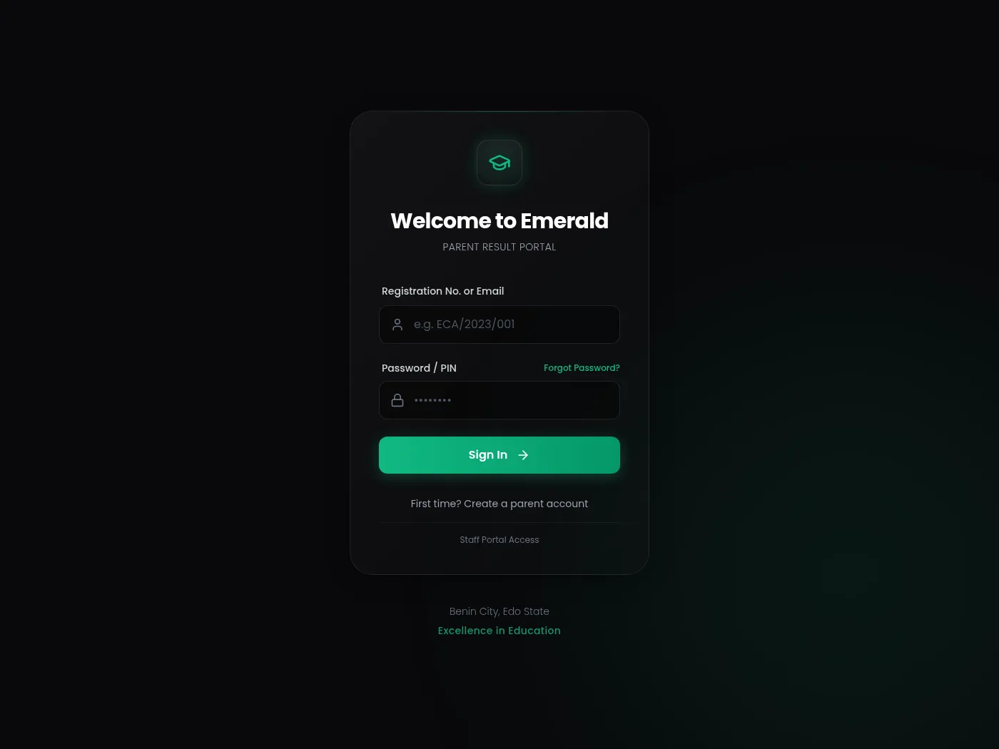 BGA Portal Login