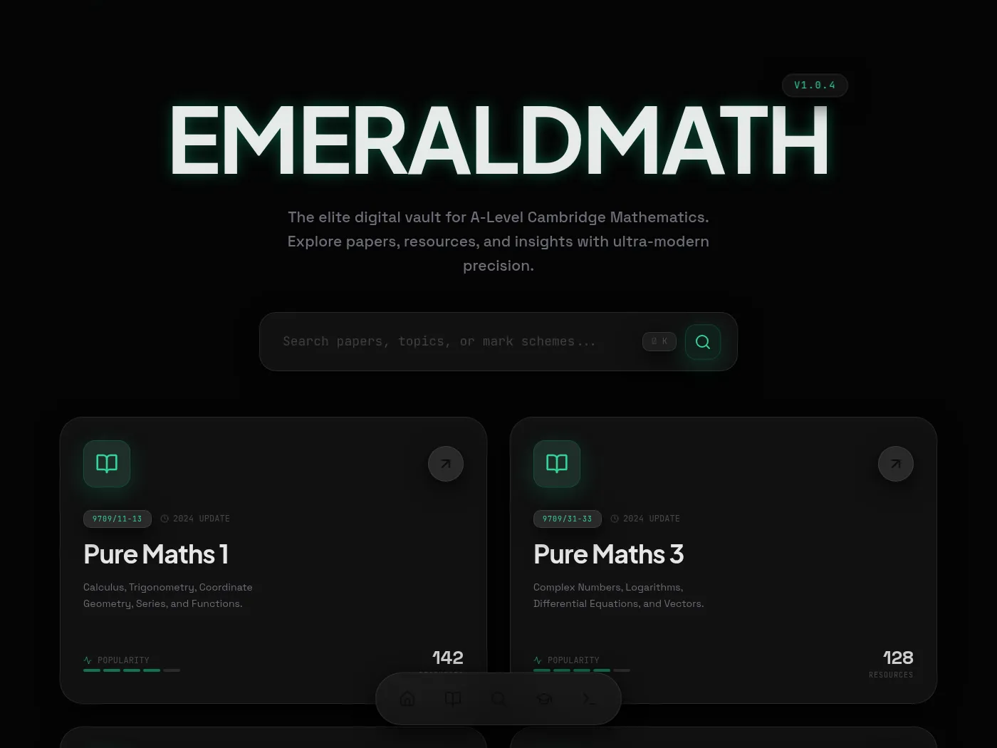 EmeraldMath Vault