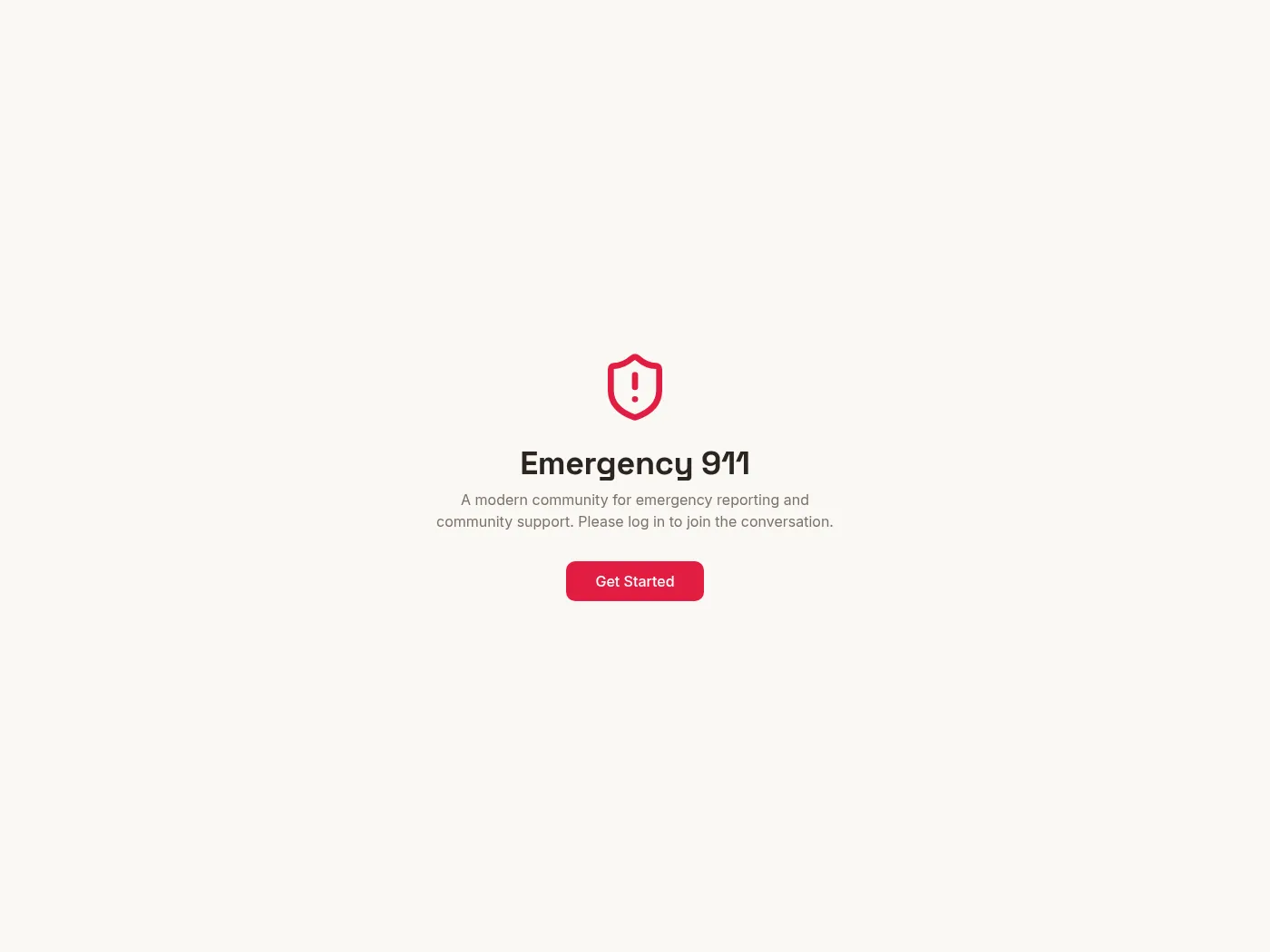 Emergency 911 Social App