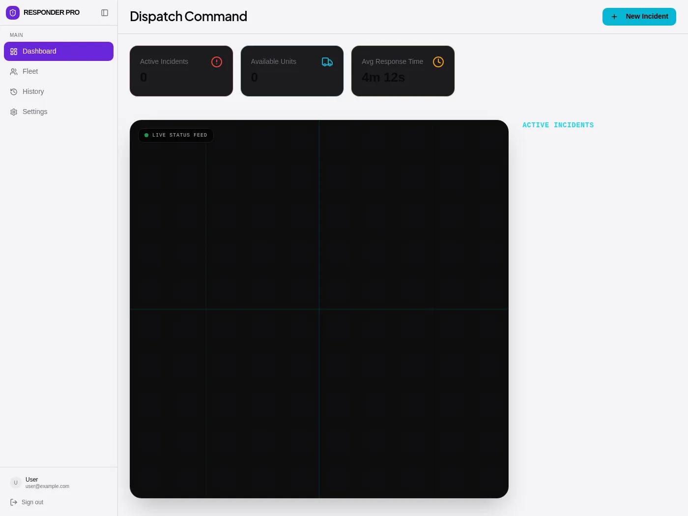 Responder Dashboard Pro