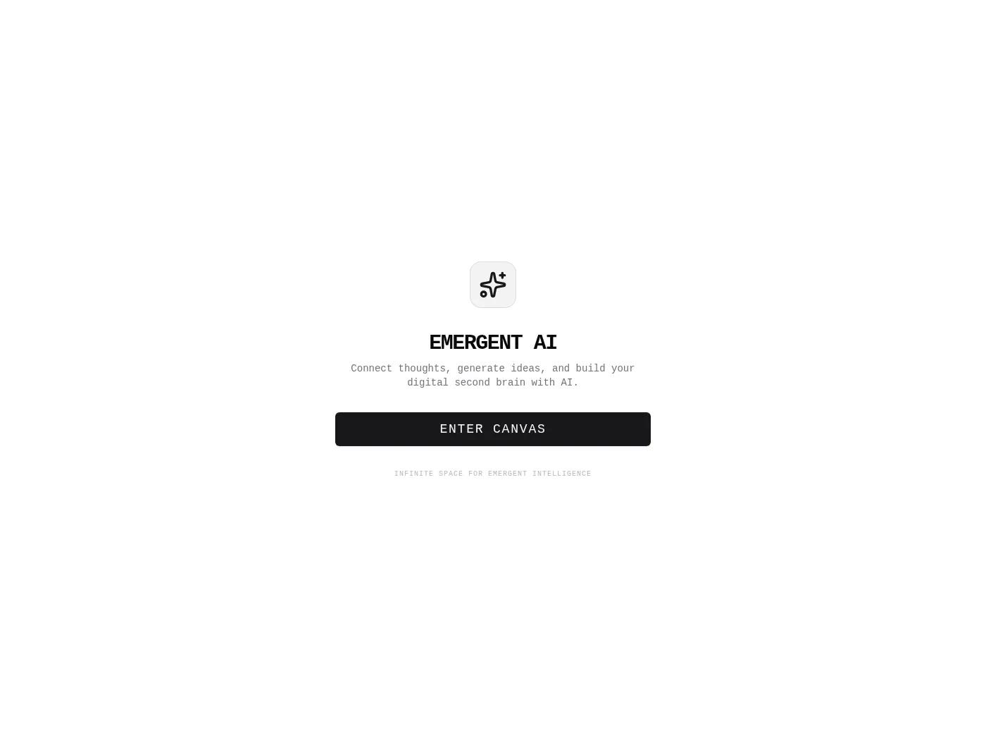 Emergent AI Canvas