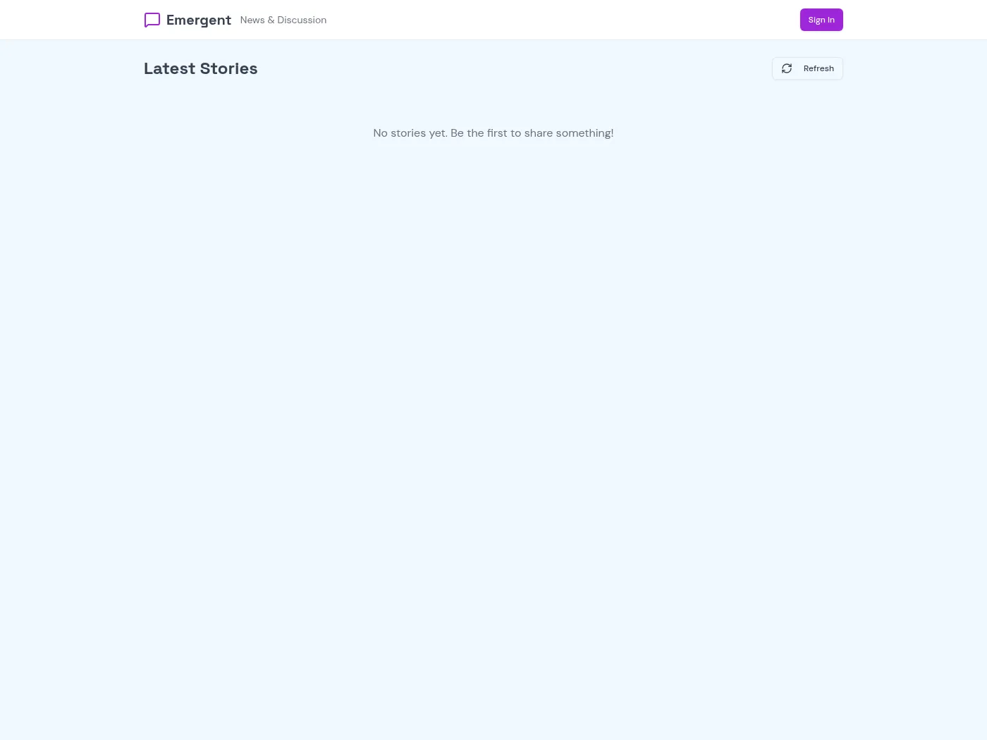 Emergent News Clone