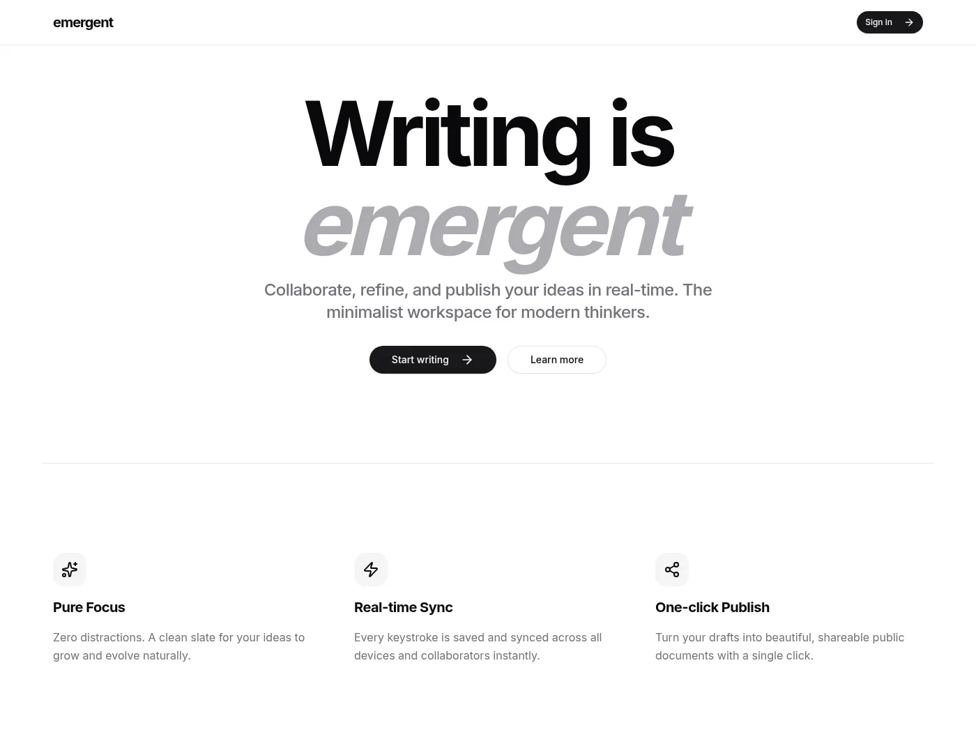 Emergent Clone