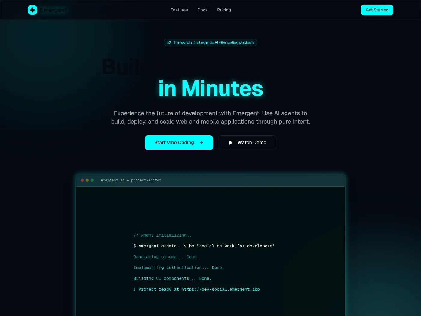 Emergent Landing Hub