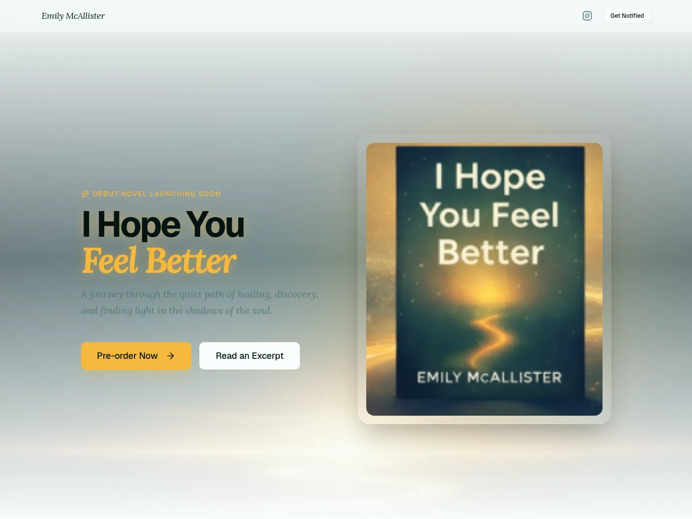Emily's Book Launch Page