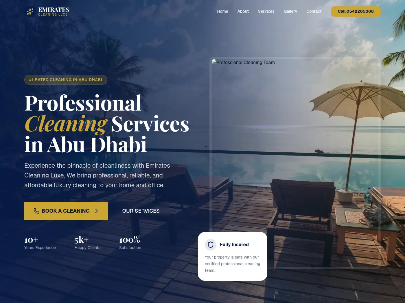 Emirates Cleaning Luxe Site