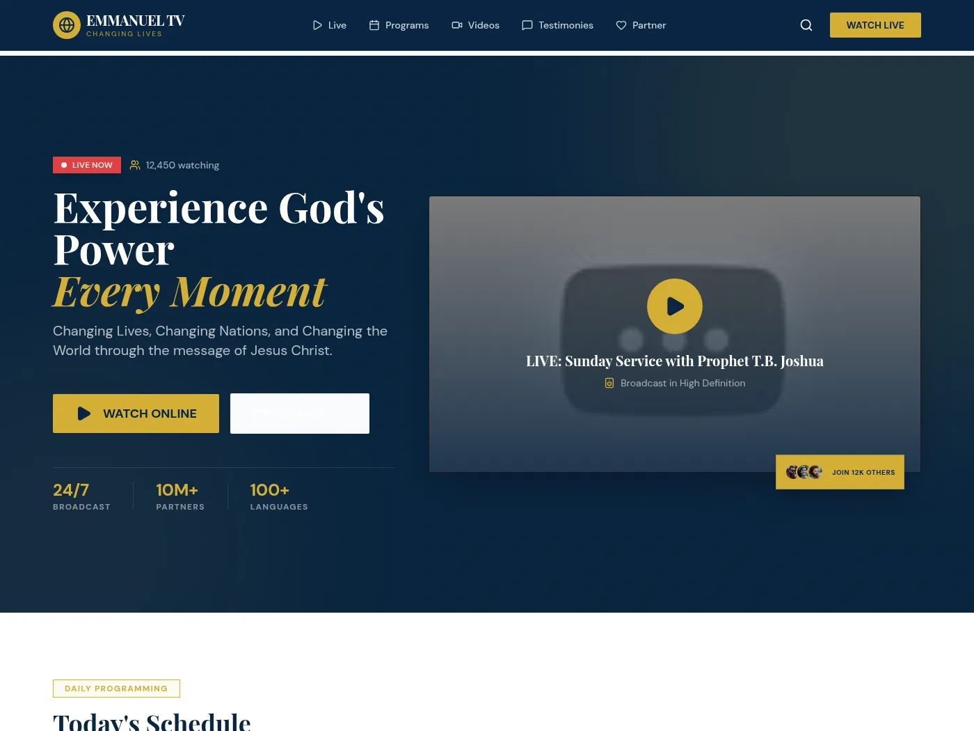 Emmanuel TV Portal