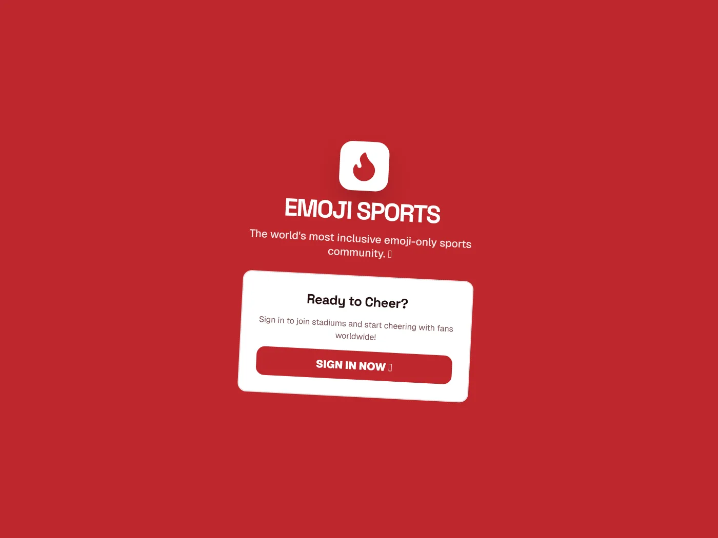 Emoji Sports Community