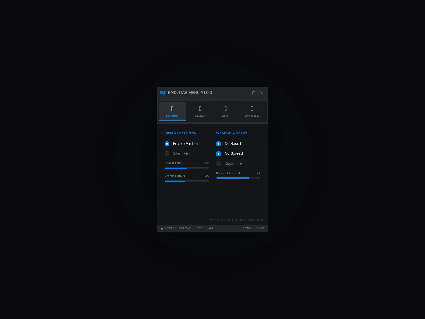 EmojiTab ImGui Menu