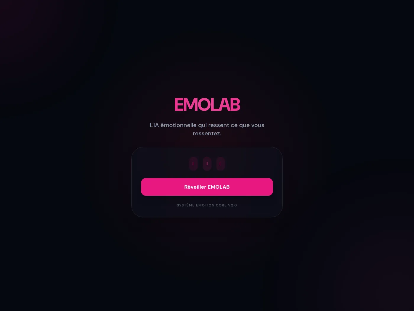 EMOLAB Emotion AI Robot