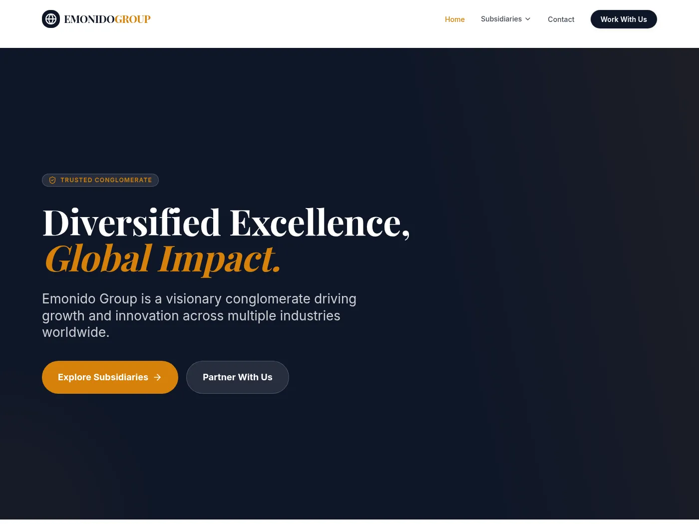 Emonido Group Website