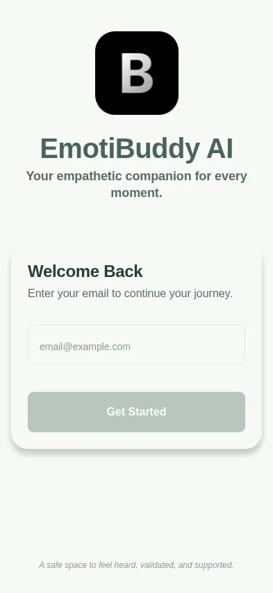 EmotiBuddy AI