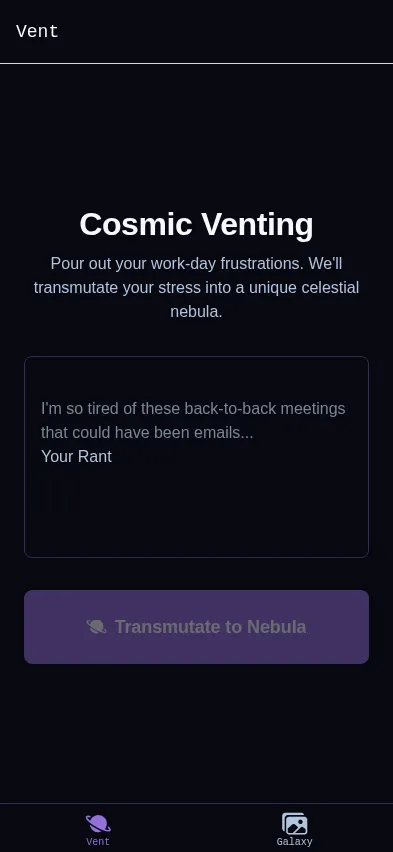 Visual Nebula Emotional Engine