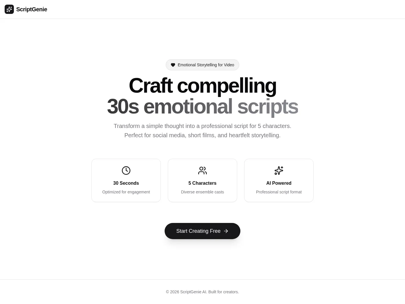 Emotional Video Script Genie