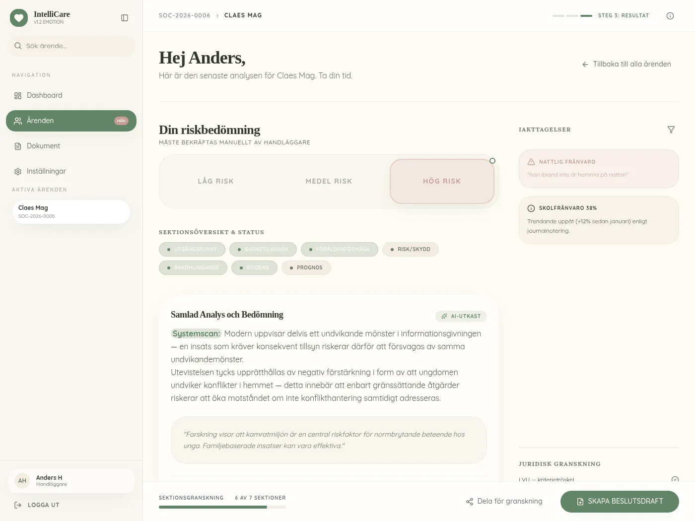 Empathy Case Manager UI
