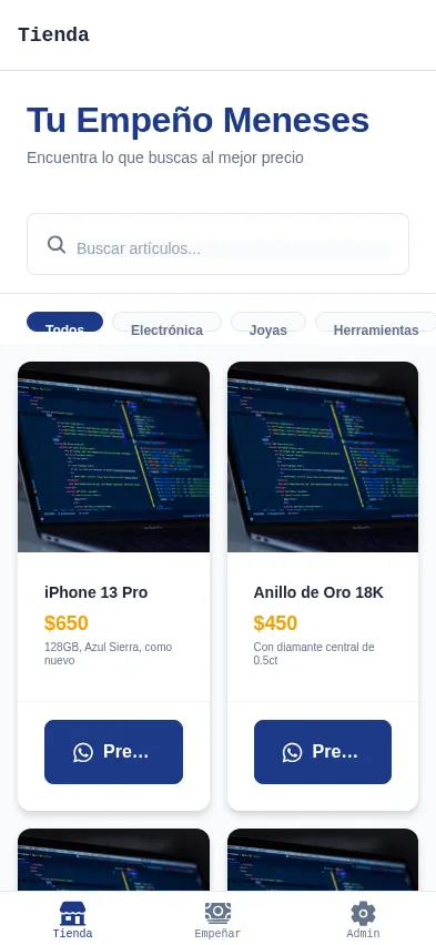 Tu Empeño Meneses App