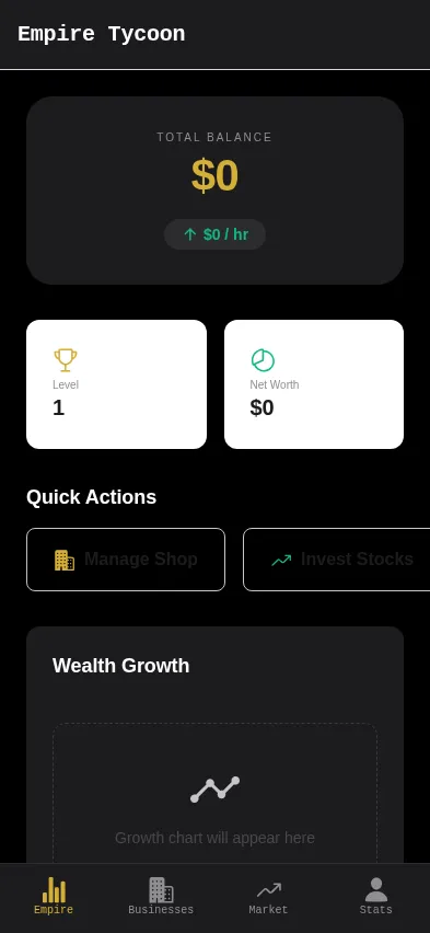 Empire Tycoon Game