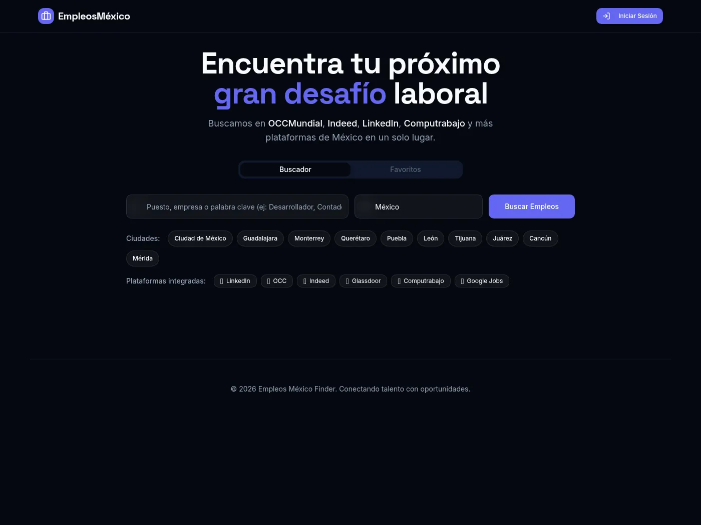 Empleos México Finder