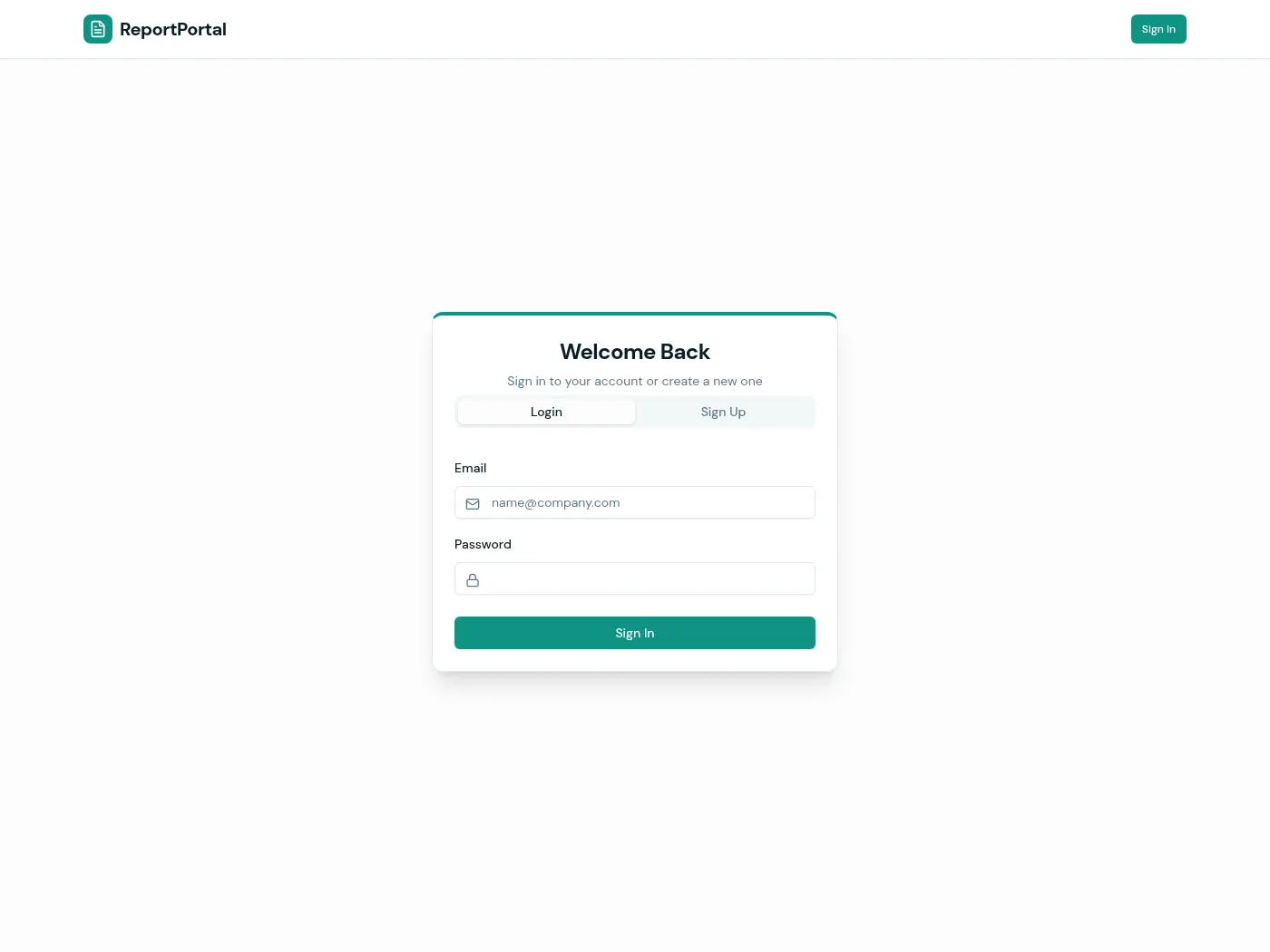 Employee Report Portal