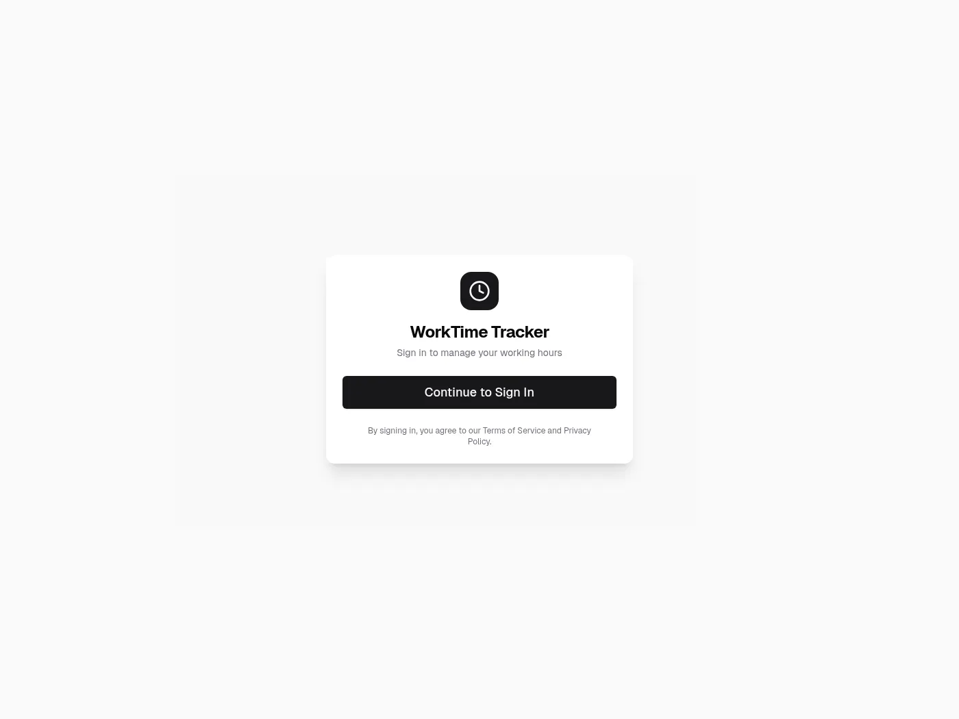 WorkTime Tracker