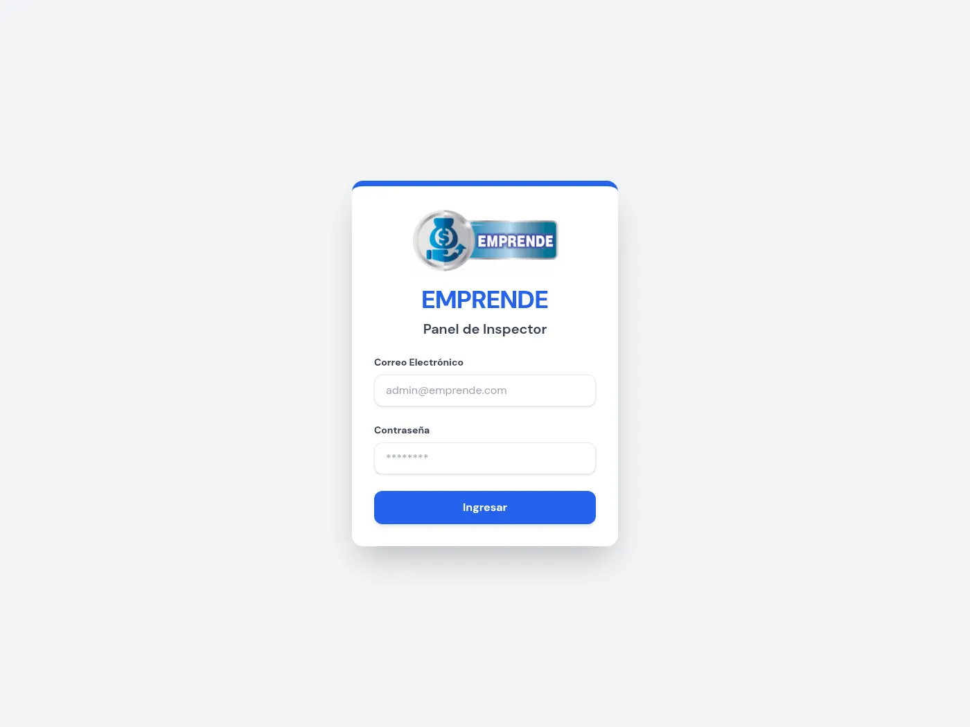 Emprende Inspector Panel