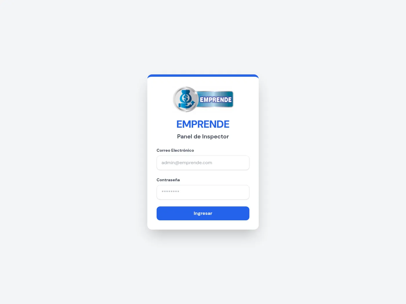 Emprende Inspector Panel